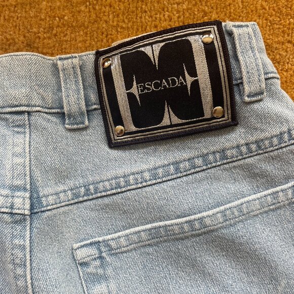 Escada | Jeans | Escada Margaretha Ley Light Blue High Waisted Mom ...